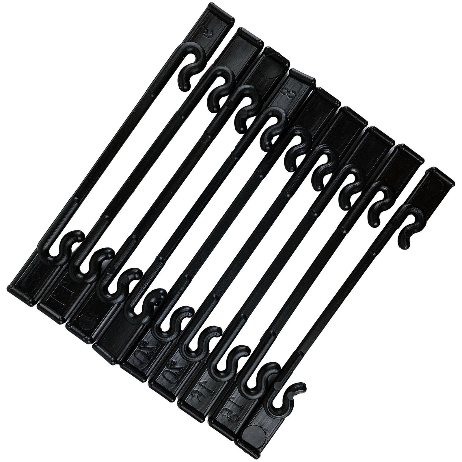 100x Klips Multiclips do mocowania drzewek, winorośli 8,5cm FRUITCLIP ...